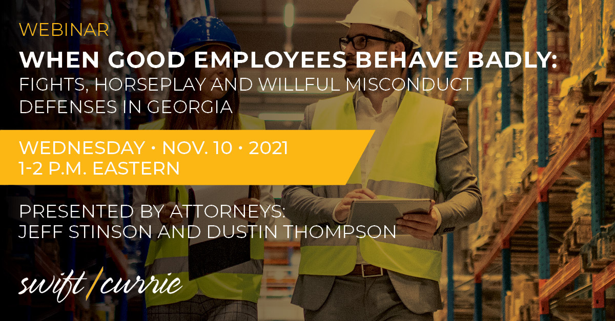 WEBINAR: When Good Employees Behave Badly - Fights, Horseplay and ...